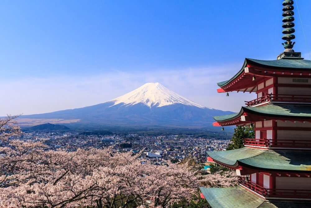 Symbol Japonska a posvátná hora